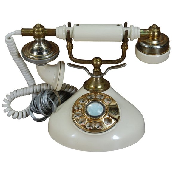 Other | Vintage French Victorian Princess Rotary Desk Phone Unbranded ...